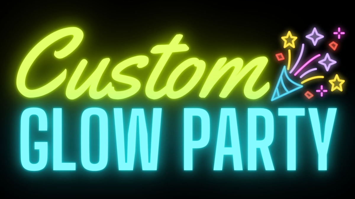 Custom Glow Party | LED Foam Sticks | LED Fiber Wands